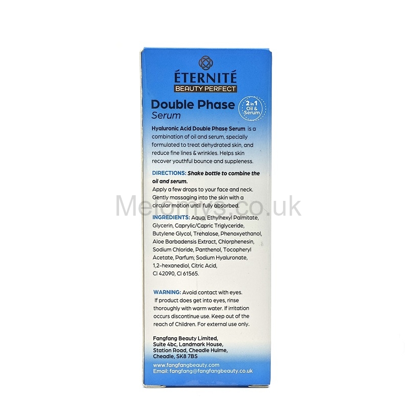 Melomys | Eternite Double Phase Hyaluronic Acid Serum